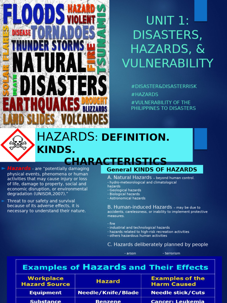 Unit 1.lesson 2 Hazards | PDF | Hazards | Safety