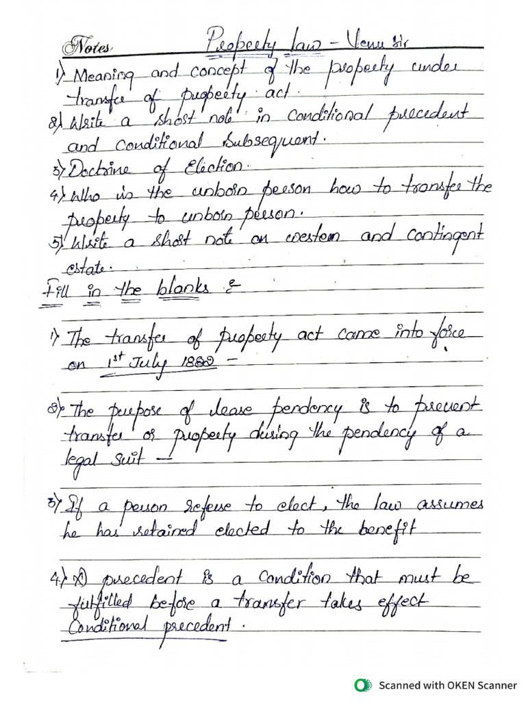 Property Law | PDF