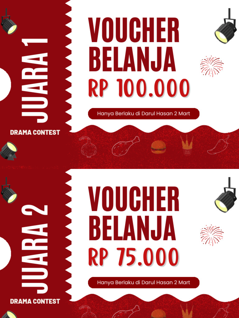 Hadiah Voucher Drama Contest (1) | PDF