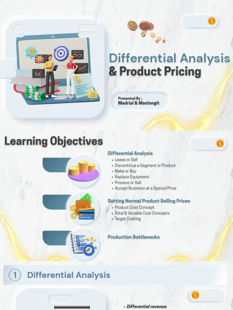 Differential Analysis and Pricing Strategies | PDF | Business Economics ...