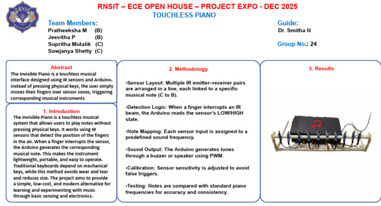 Project Open House 2025 Poster Format | PDF | Piano | Sensor