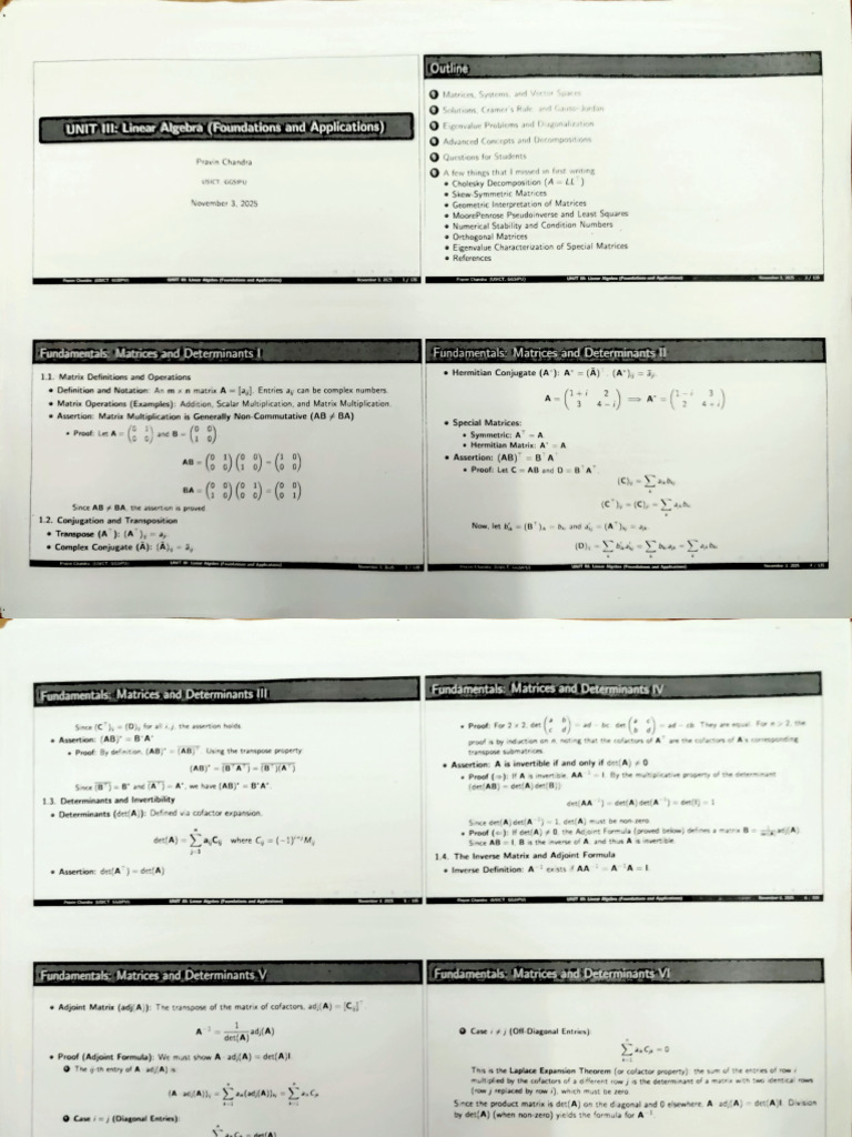 Unit III Mathematics | PDF