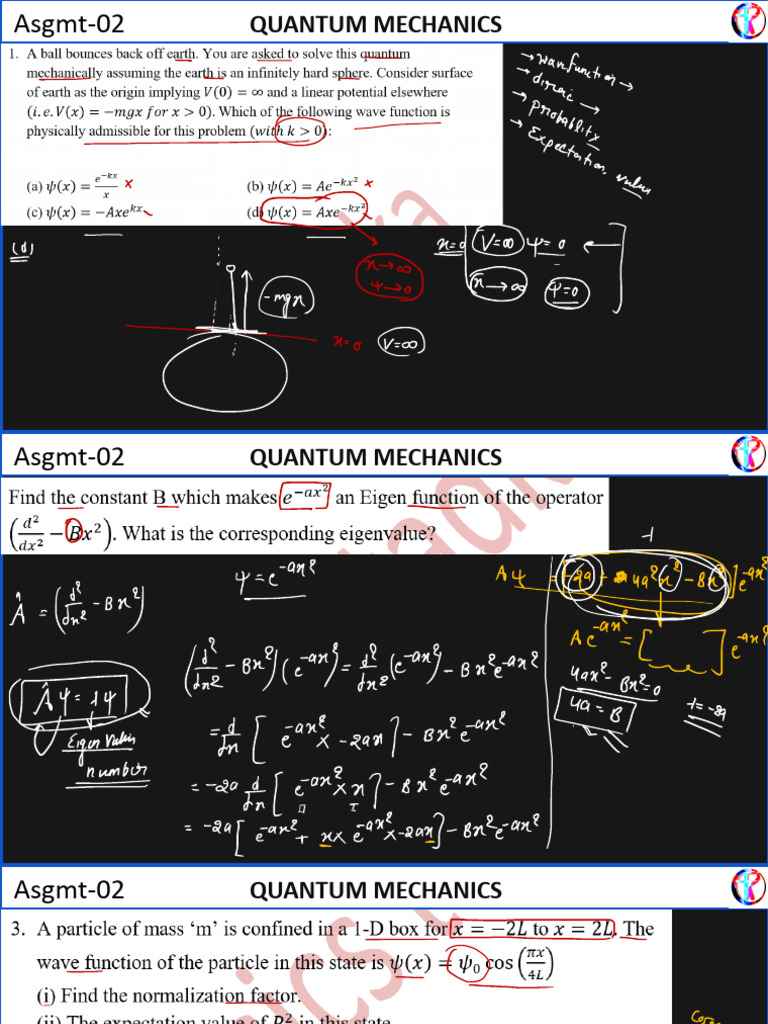 Quantum Mechanics Live Course Access | PDF | Quantum Mechanics ...