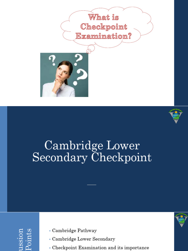 Cambridge Lower Secondary Checkpoint Details Gr8 UPDATED 18 Oct | PDF ...