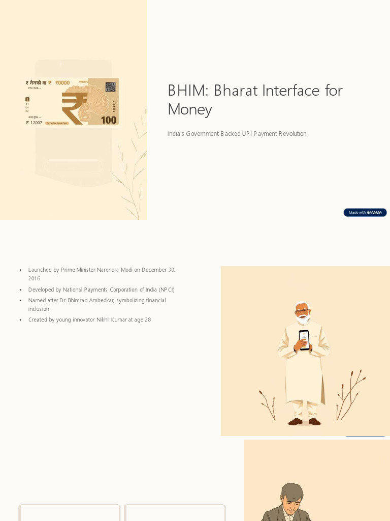 BHIM: India's UPI Payment Solution Overview | PDF | Computing ...