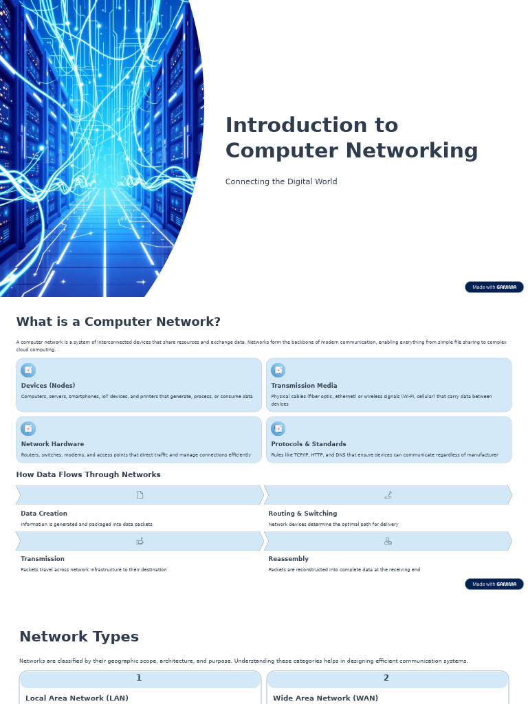 Introduction to Computer Networking (1) | PDF | Computer Network ...