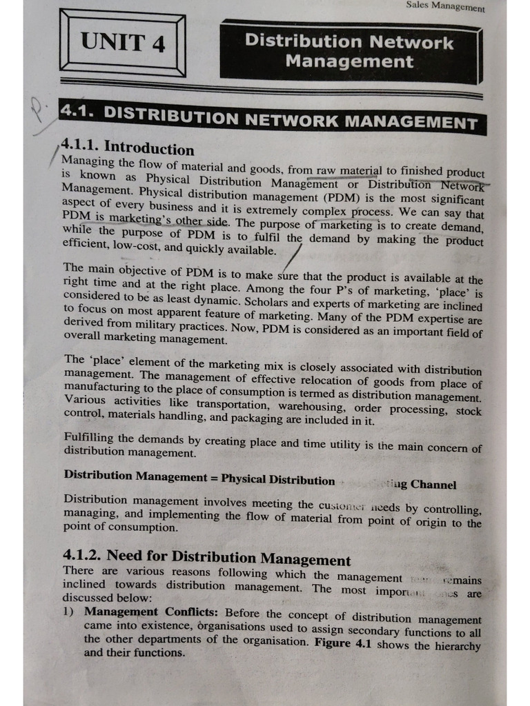 Sales Management Unit4 Notes | PDF