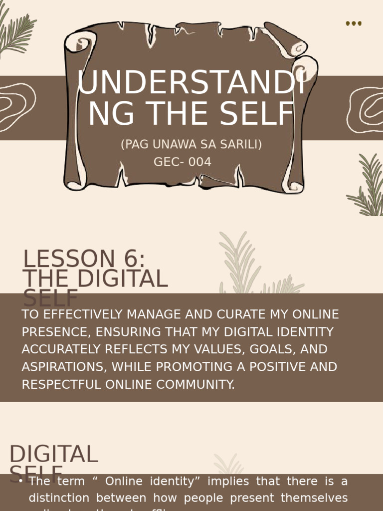 Digital Self | PDF