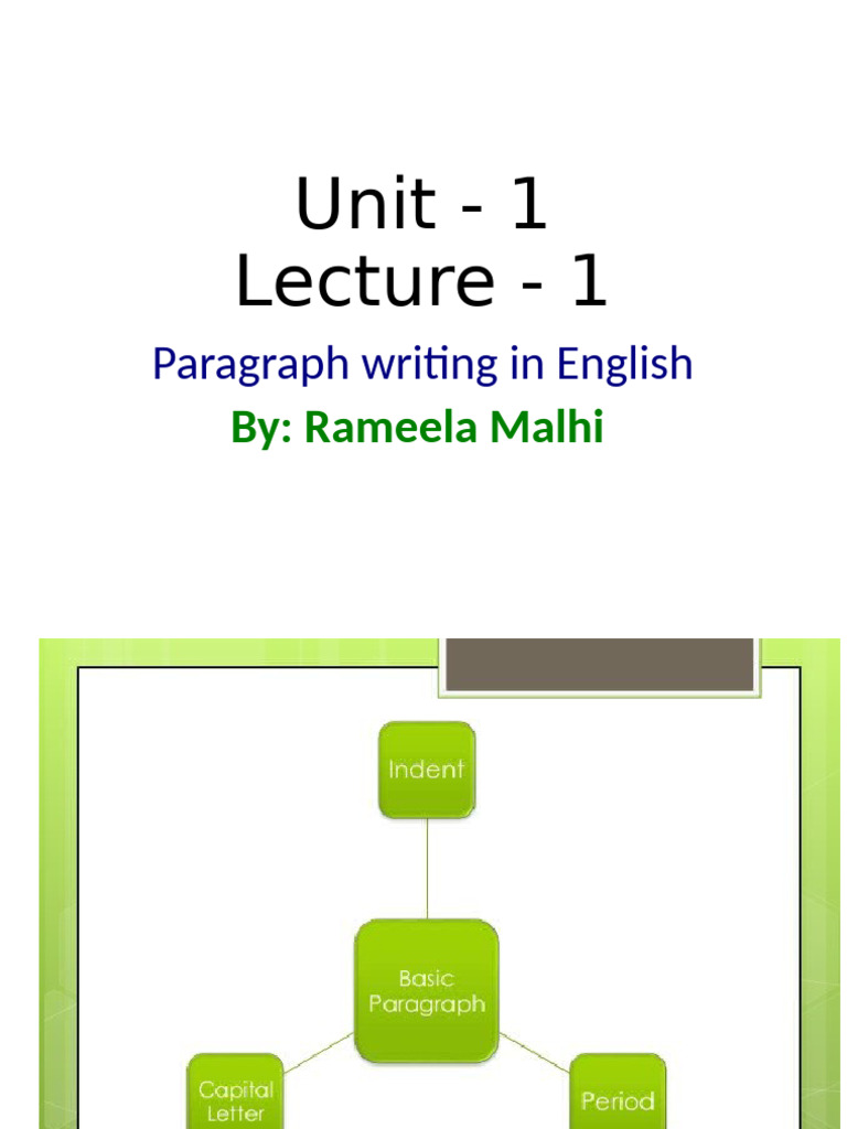 Paragraph Writing 2 | PDF