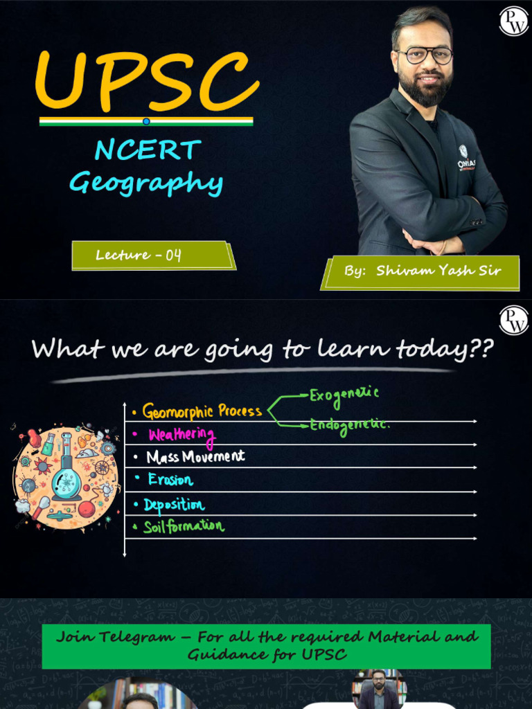 Complete Geomorphic Processes - Physical Geography - Free UPSC NCERT ...