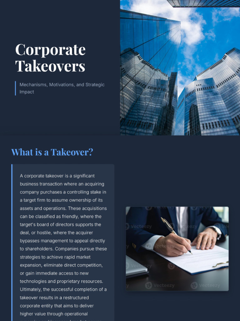 Corporate Takeovers (Revised) | PDF