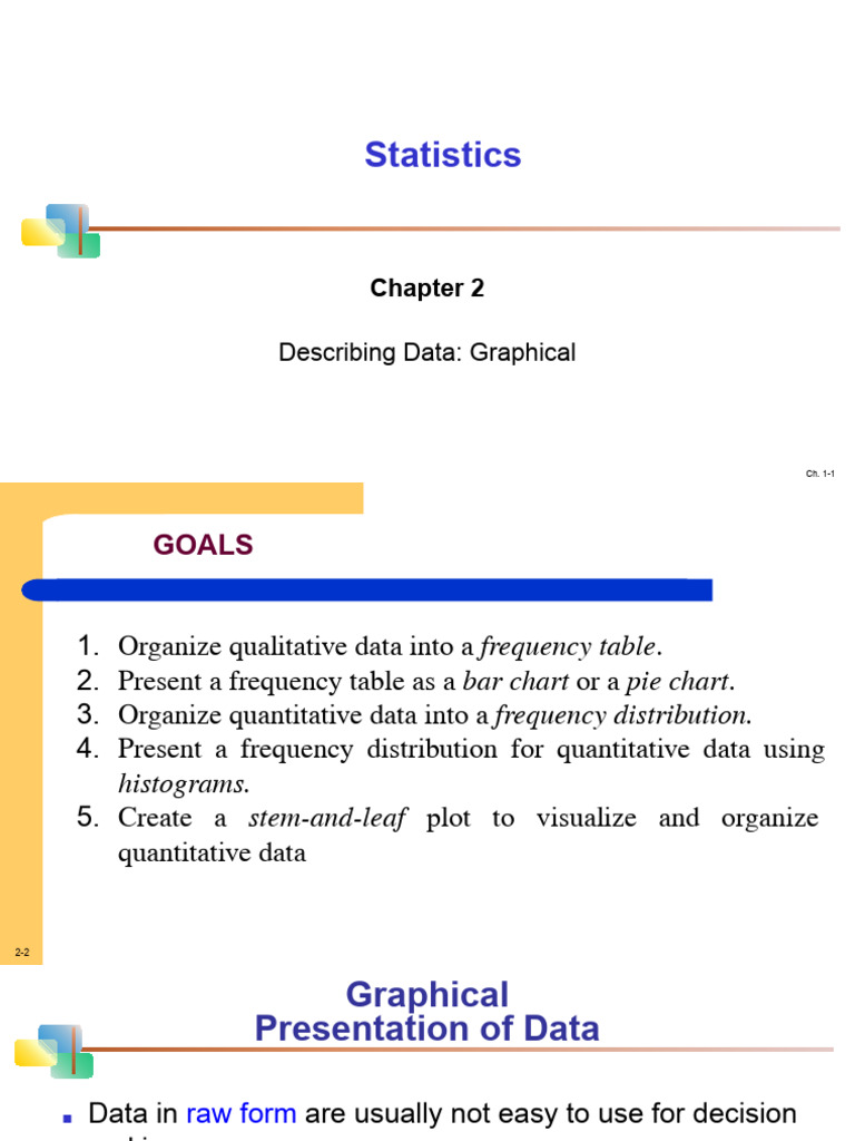 CH02.pptx | PDF | Histogram | Chart