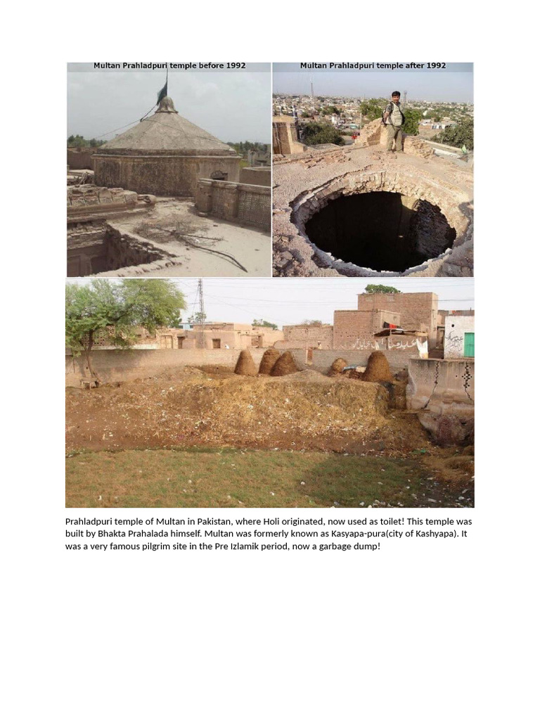 Prahladpuri Temple of Multan in Pakistan | PDF