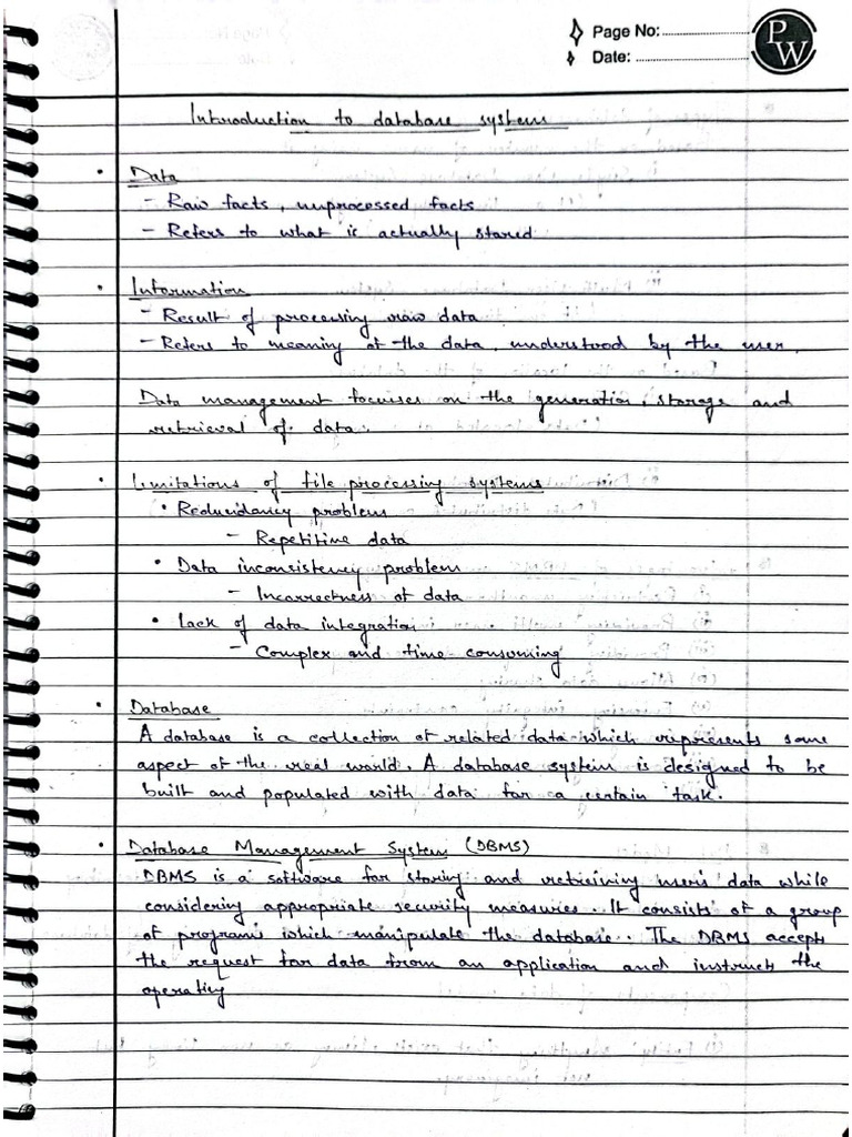 Complete DBMS Theory Midsem - Anurag Bhattacharjee 22051925 CSE10 | PDF