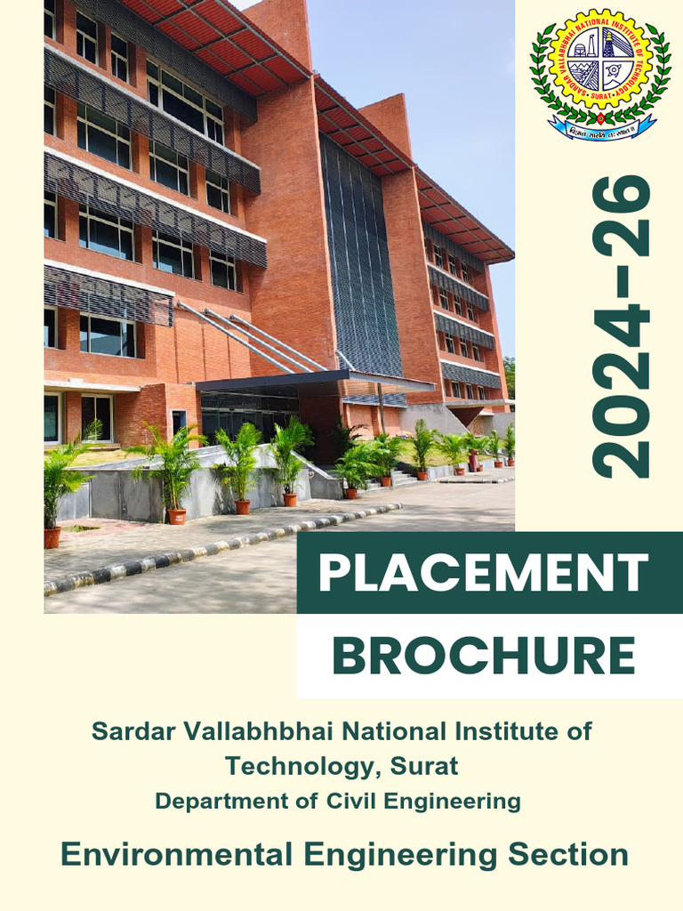 SVNIT Environmental Engineering Brochure | PDF | Waste | Pollution