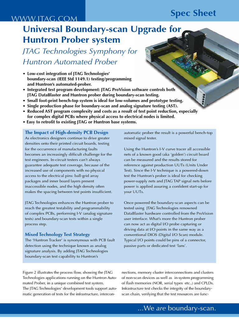 Boundary-Scan Upgrade for Huntron Prober | PDF | Printed Circuit Board ...