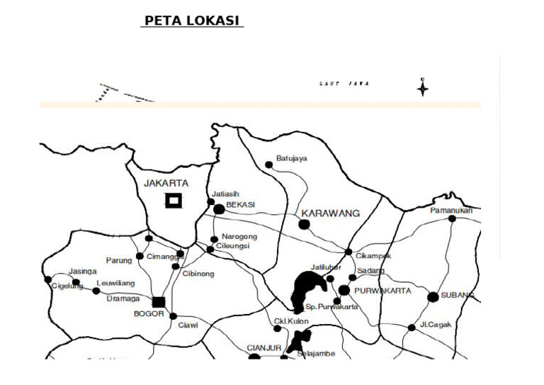 Peta Lokasi Dan Street Map | PDF