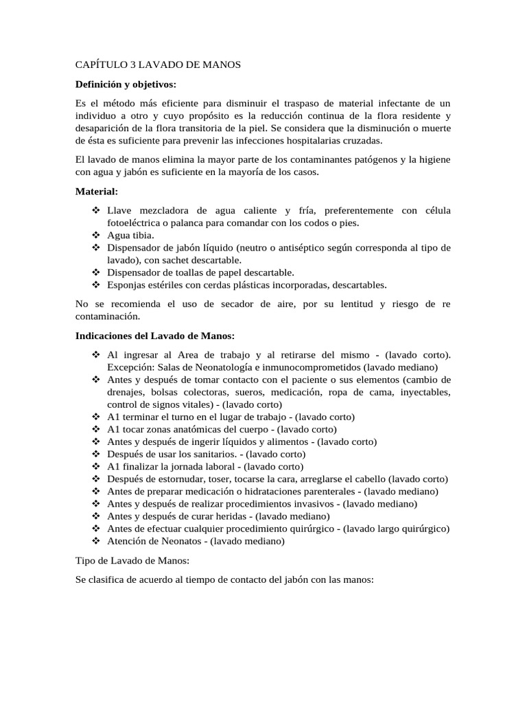 Guía de Lavado de Manos Efectivo | PDF
