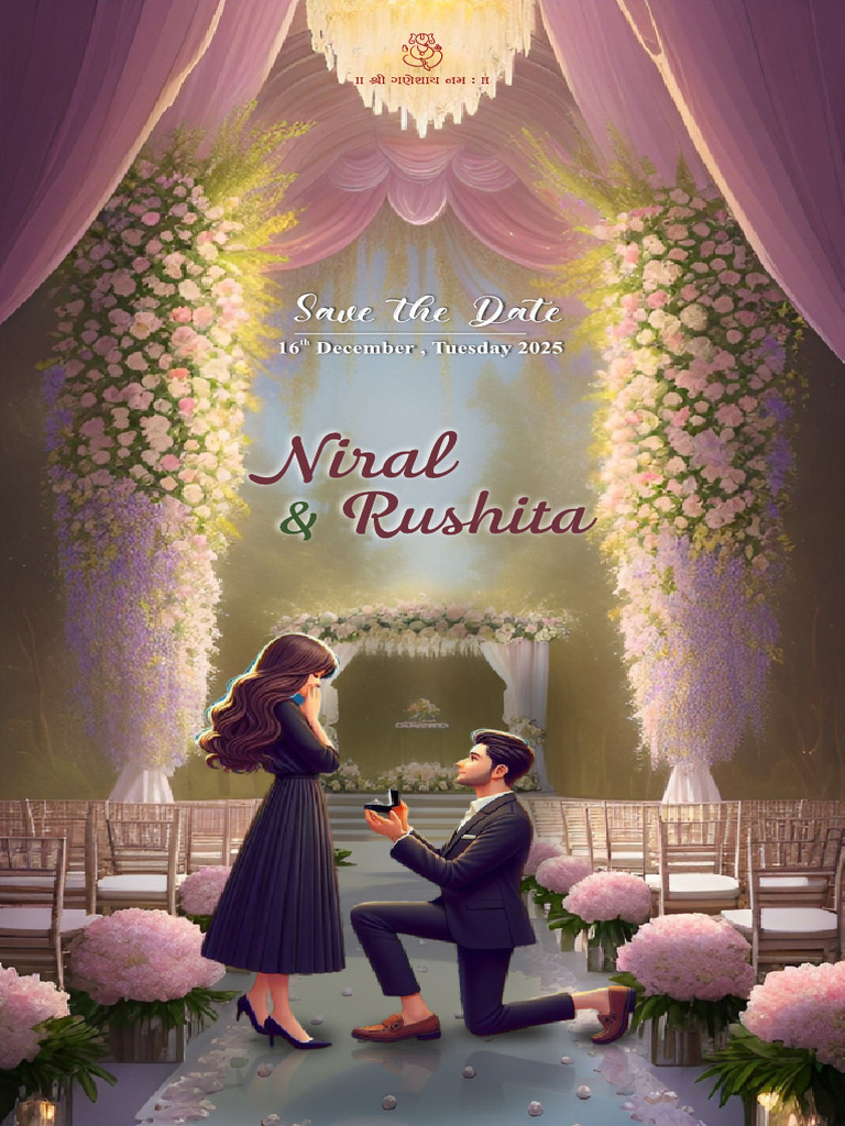 Niral & Rushita Engagement Sajode | PDF