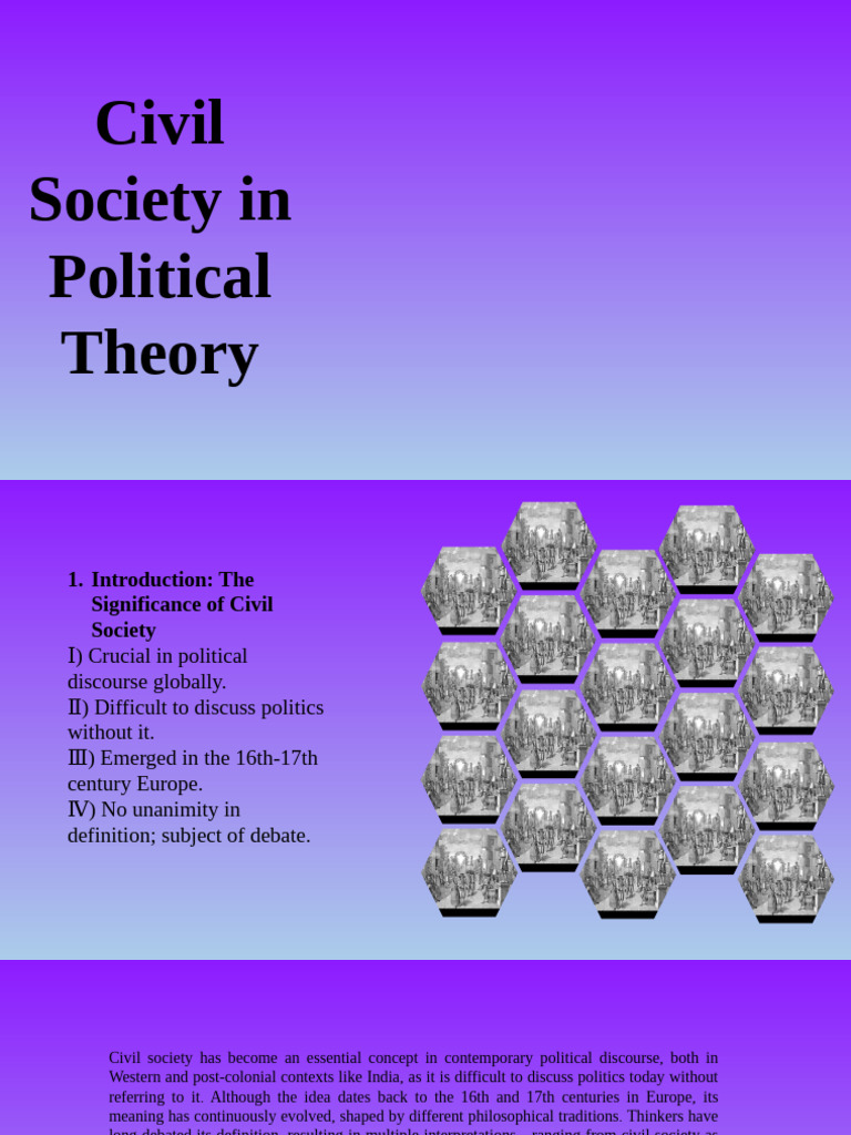 Civil Society in Political Theory | PDF | Social Capital | Civil Society