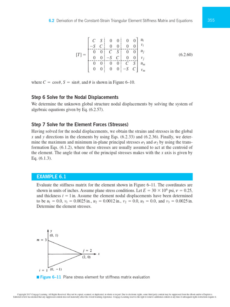 Chp 6 ex | PDF | Stress (Mechanics) | Matrix (Mathematics)