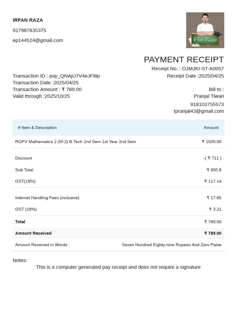 RGPV Mathematics 2 M2 BTech 2nd Sem 1st Year 2nd Sem 1745558291145 | PDF