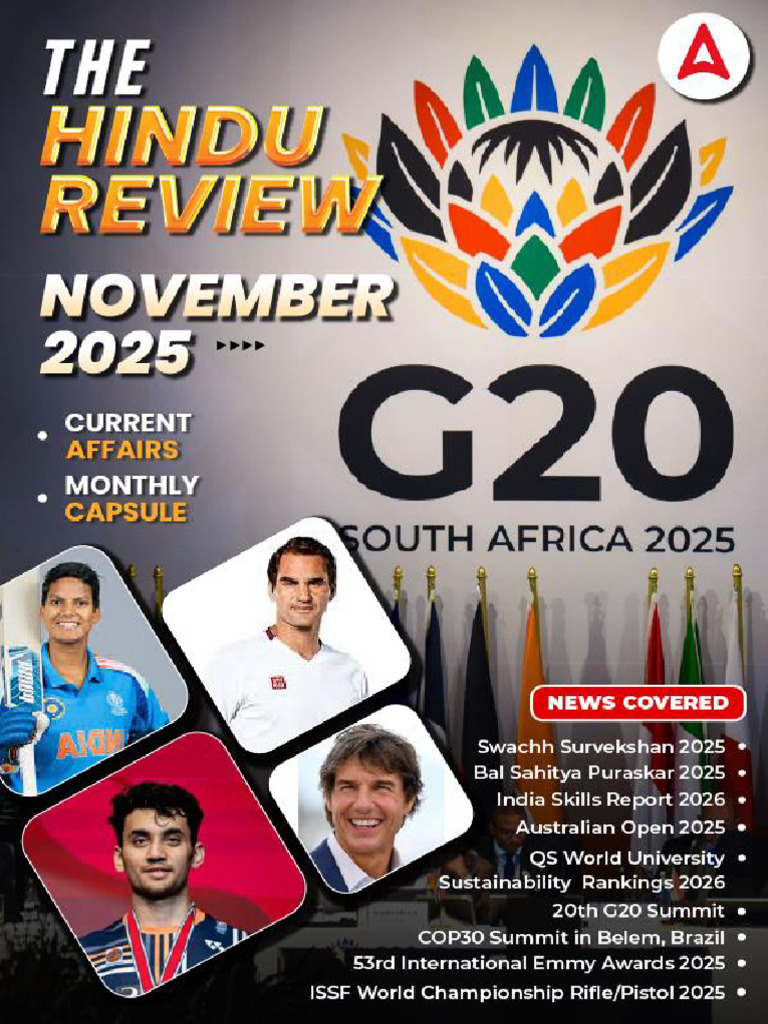 The Hindu Review For November 2025 | PDF | Sustainability | Botswana