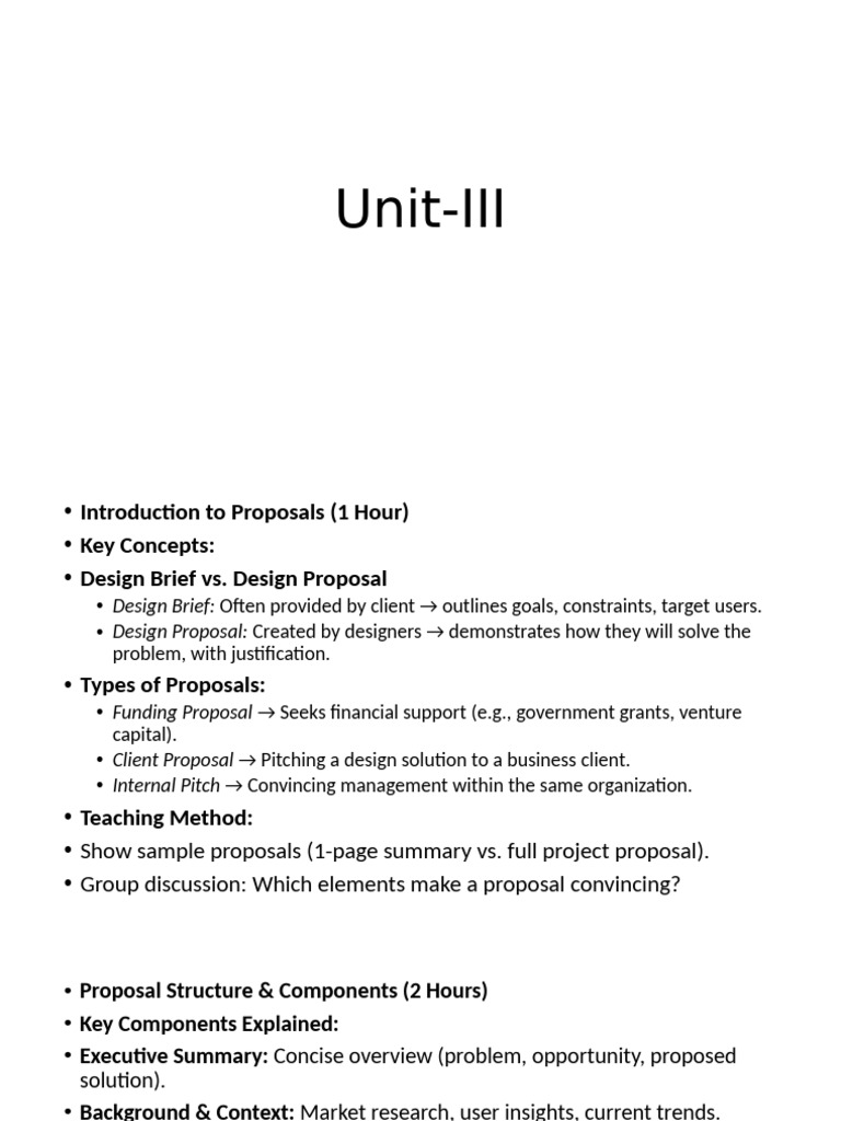 Mastering Design Proposals and Pitching | PDF | Design | Human ...