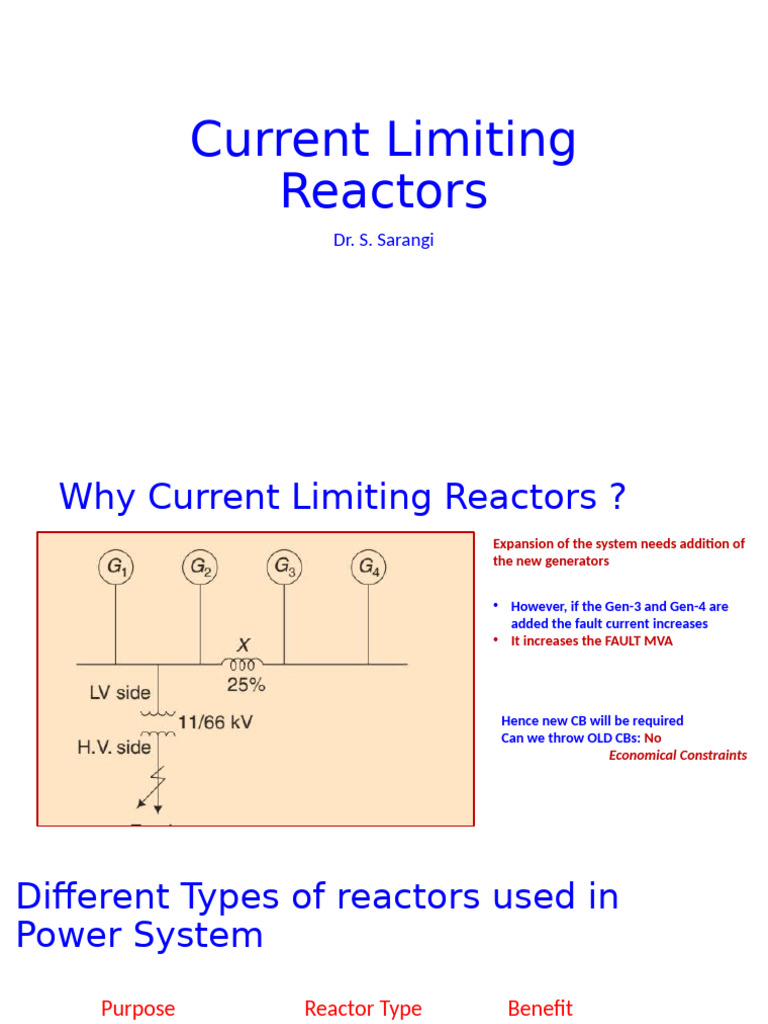 Current Limiting Reactors | PDF | Transformer | Electromagnetism
