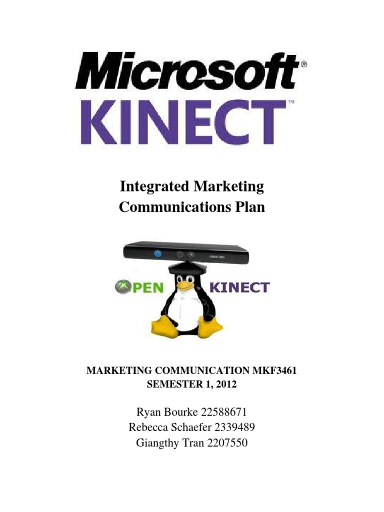 Microsoft Kinect Marketing Communication Plan | PDF | Brand | Marketing ...