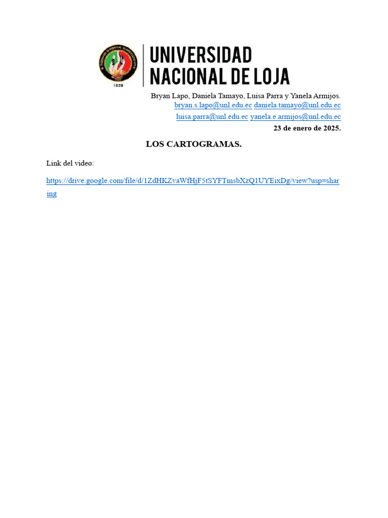 Introducción a los Cartogramas | PDF