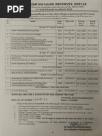 B.Tech S2 Exam Timetable January 2026 | PDF | Engineering | Instrumentation