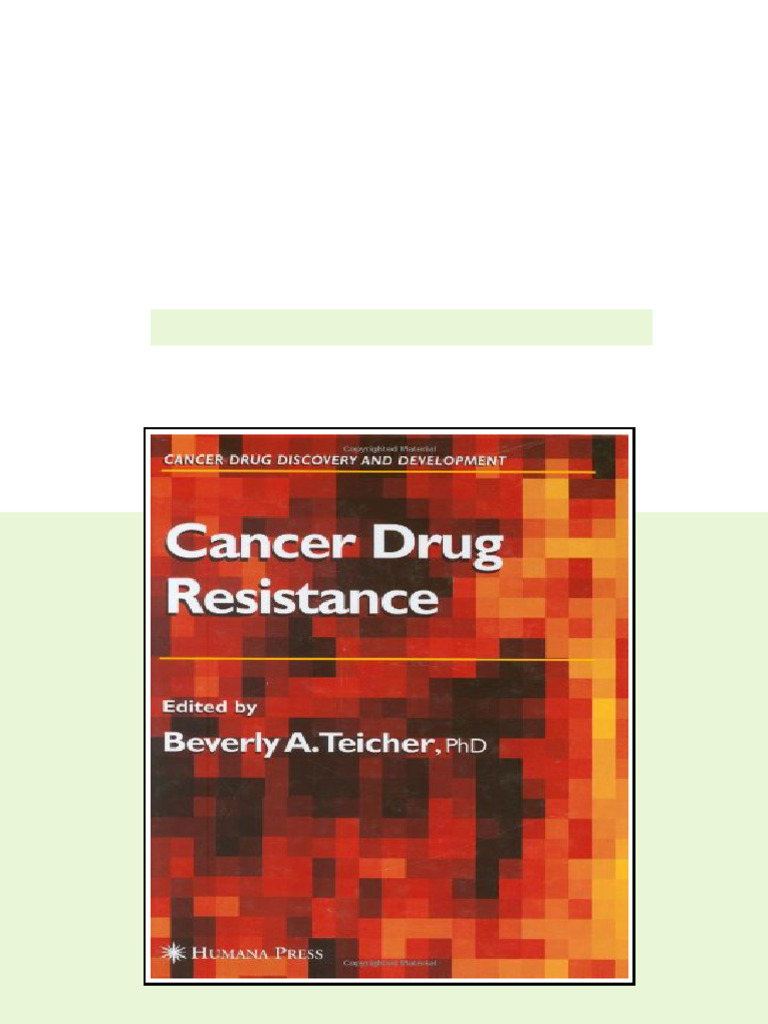 (Ebook) Cancer Drug Resistance (Cancer Drug Discovery and Development ...