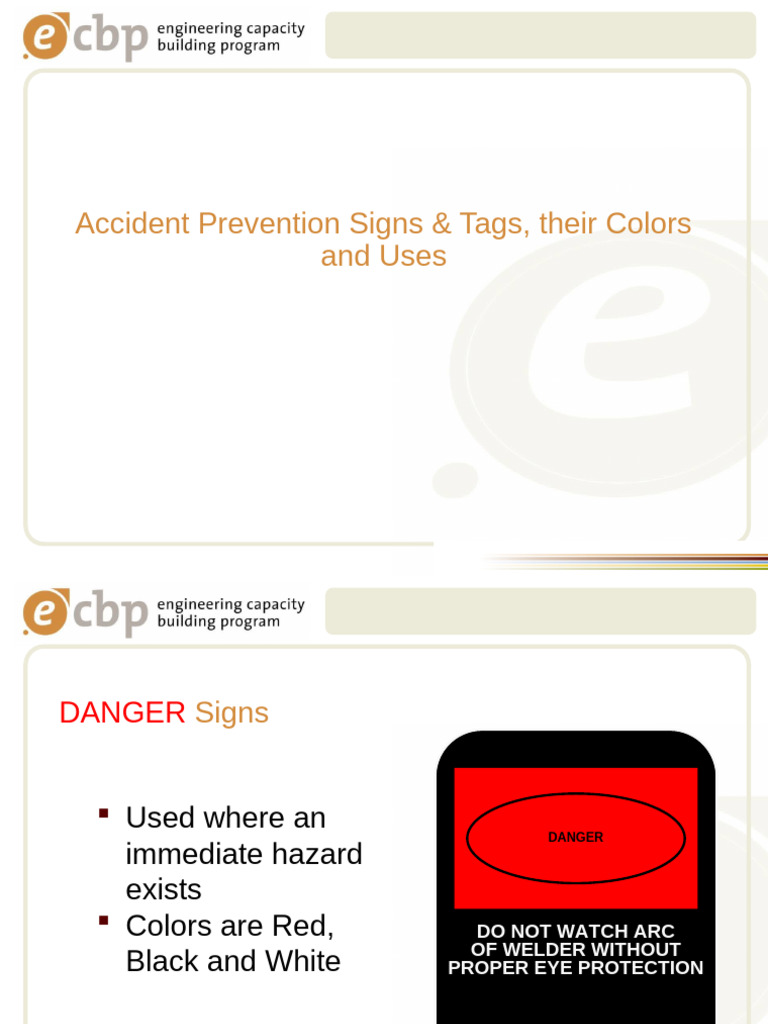 Accident Prevention Signs and Tags Guide | PDF