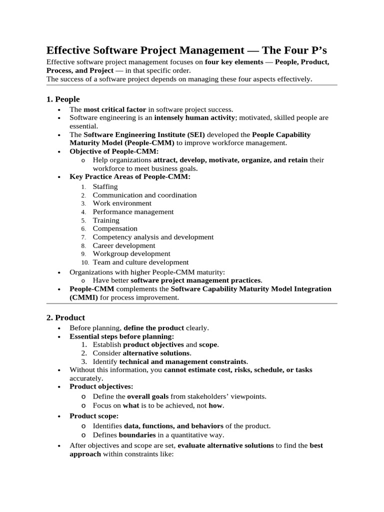 Software Project Management | PDF | Project Management | Software