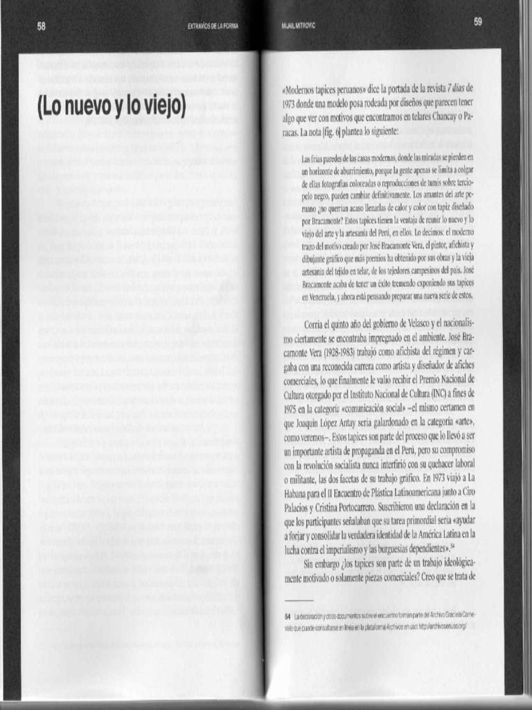 Disputa simbólica en el velasquismo | PDF | Vanguardia | Política del ...