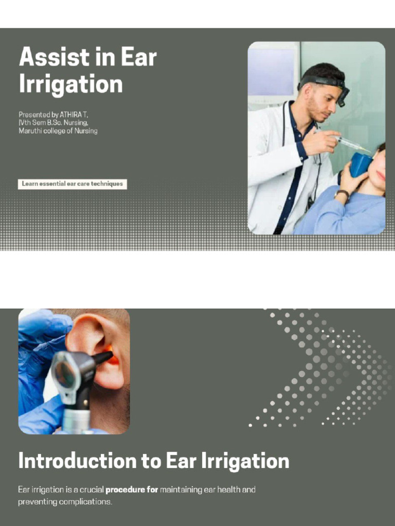 Instillation of ear | PDF