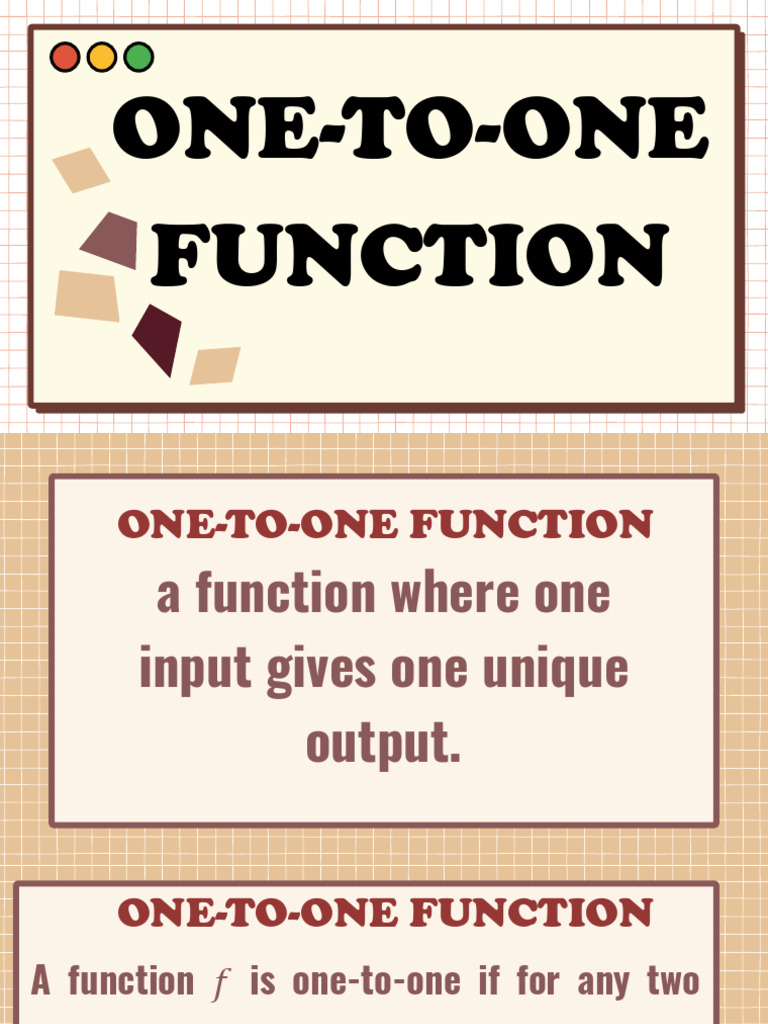 Understanding One-to-One Functions | PDF | Function (Mathematics ...