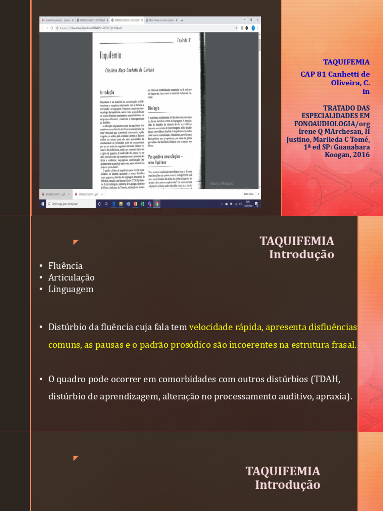 TAquifemia-Aula=5ª e 6ª F | PDF | Fluência