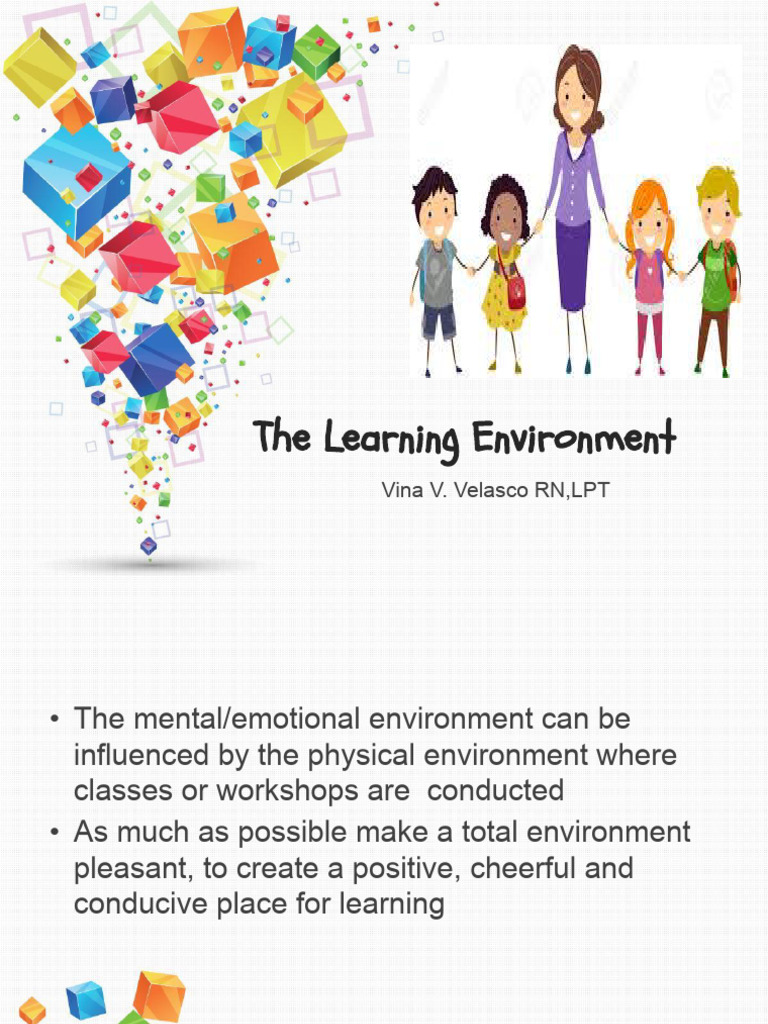 Lesson 4. The Learning Environment | PDF | Learning | Classroom