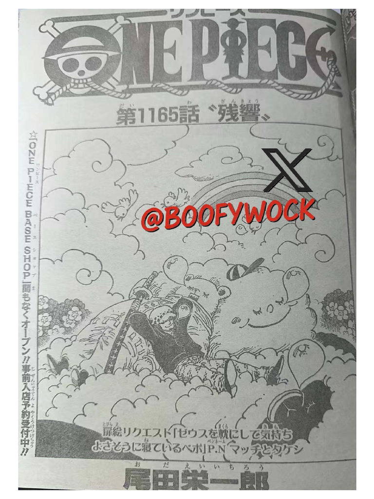 One Piece Chapter 1165 RAW | PDF