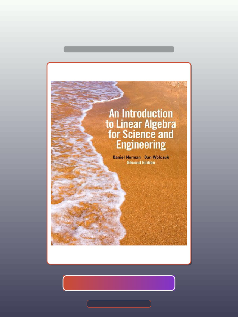 Introduction To Linear Algebra For Science and Engineering 2nd Edition ...