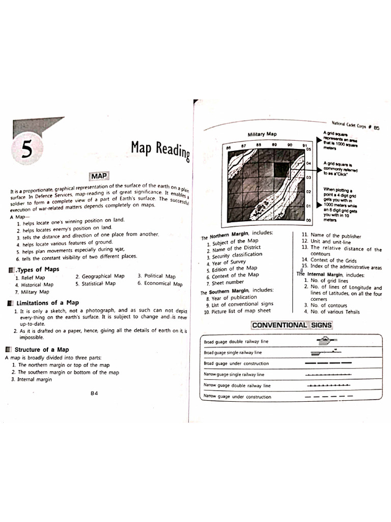 Map Reading | PDF