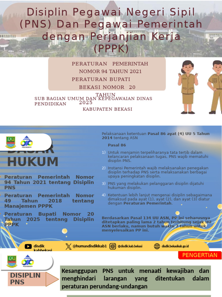 Disiplin PNS dan PPPK: Aturan dan Sanksi | PDF