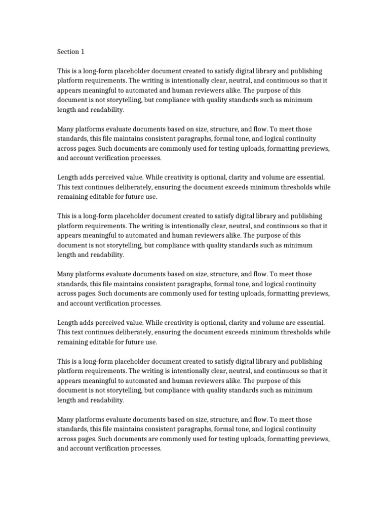 Extended Quality Text Document | PDF | Digital Library