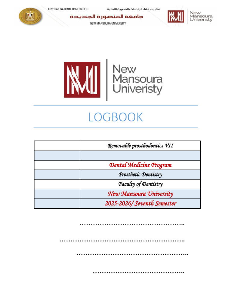 Logbook Level 5 | PDF | Dentistry | Tooth