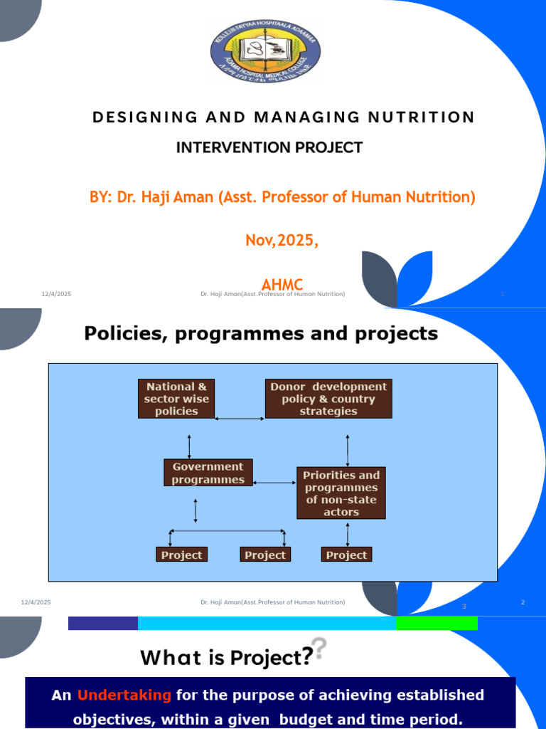 Nutrition Program Development and Management | PDF | Human Nutrition ...