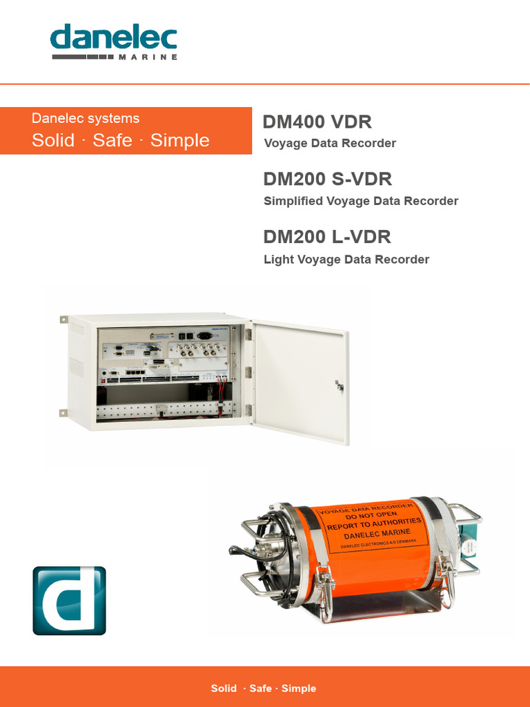 Danelec VDR | PDF | Ships | Computer Engineering
