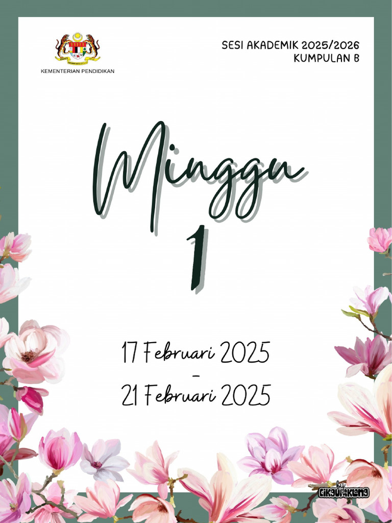 RPH Minggu 1 (17 - 21.02.2025) | PDF