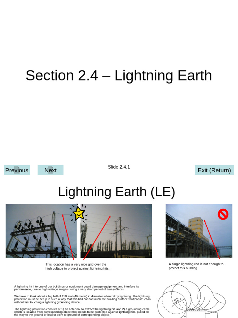 Section 2.4-Lightning Earth | PDF | Lightning | Electric Power